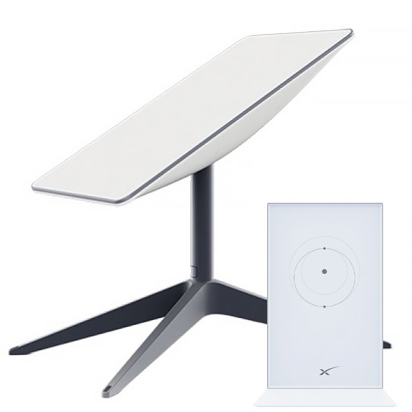 Roteador Wireless Starlink Standard Kit de 200 Mbps – Branco / Cinza ...